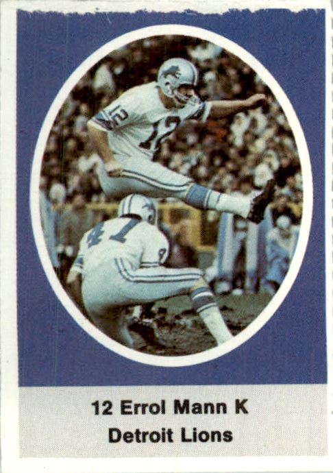 1972 Sunoco Stamps #204 Errol Mann DP - VG - Burbank Sportscards ...
