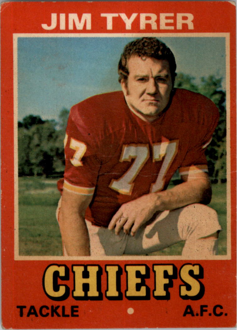 1974 Wonder Bread #23 Jim Tyrer - GOOD