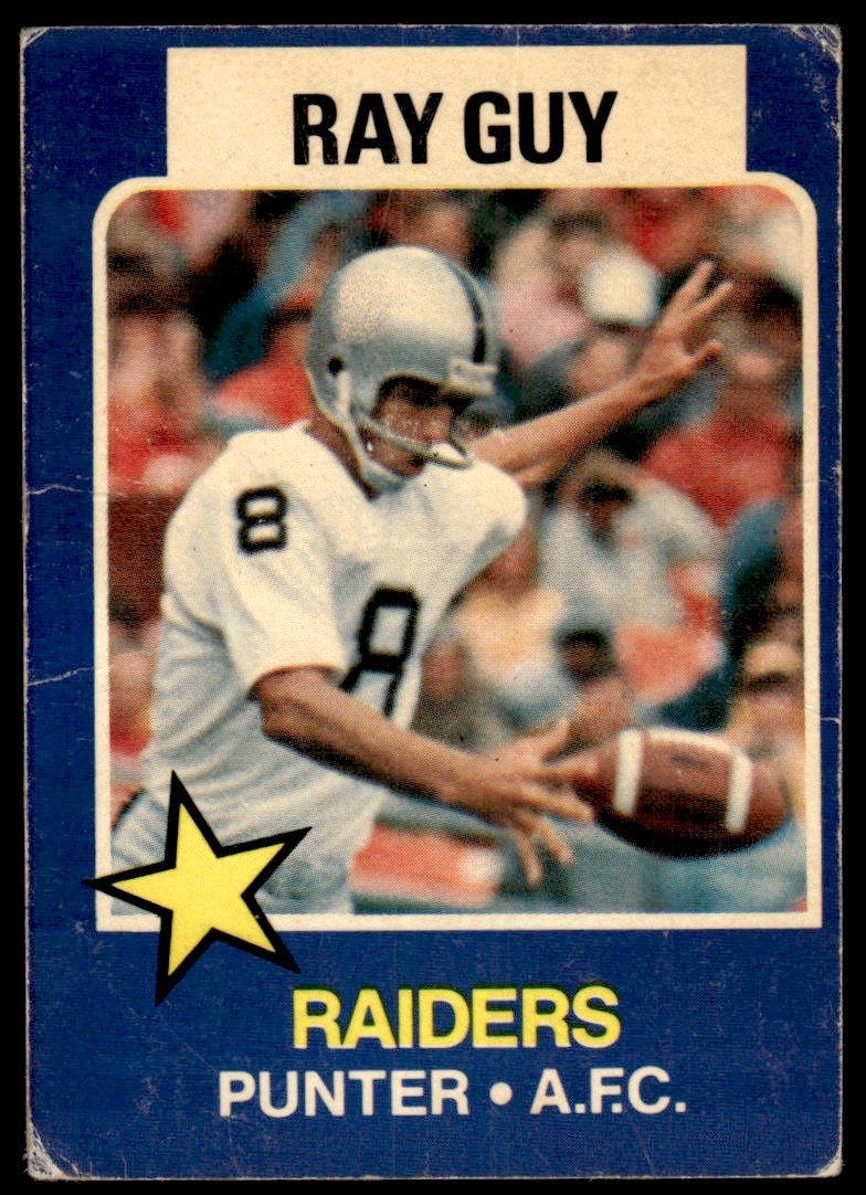 1975 Wonder Bread #20 Ray Guy - FAIR