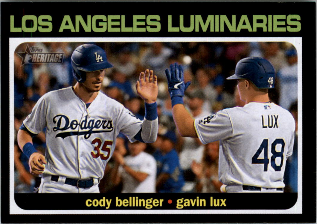 2020 Topps Heritage High Number Combo Cards #CC6 Gavin Lux/Cody ...