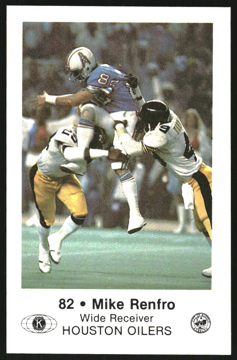 1980 Oilers Police #13 Mike Renfro - . Oversized. - NM-MT