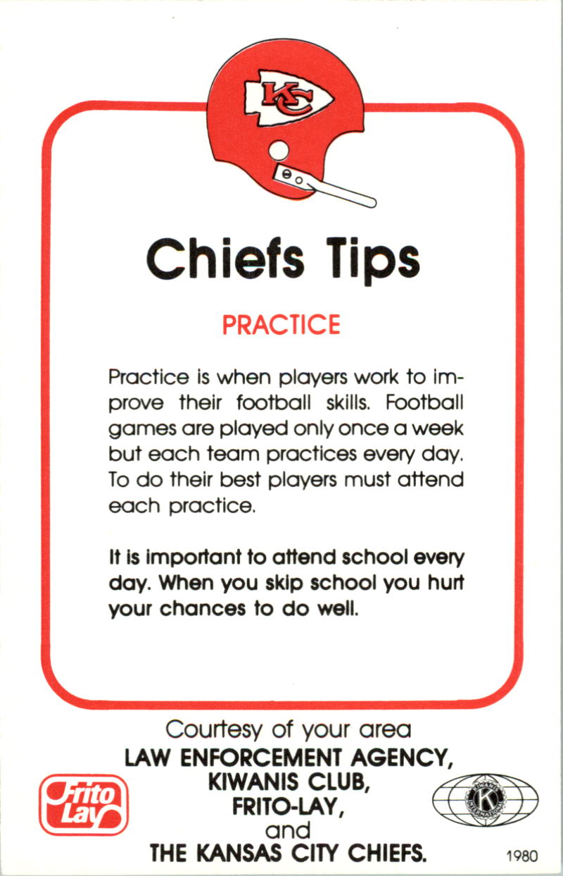 1980 Chiefs Police #1 Bob Grupp - NM-MT