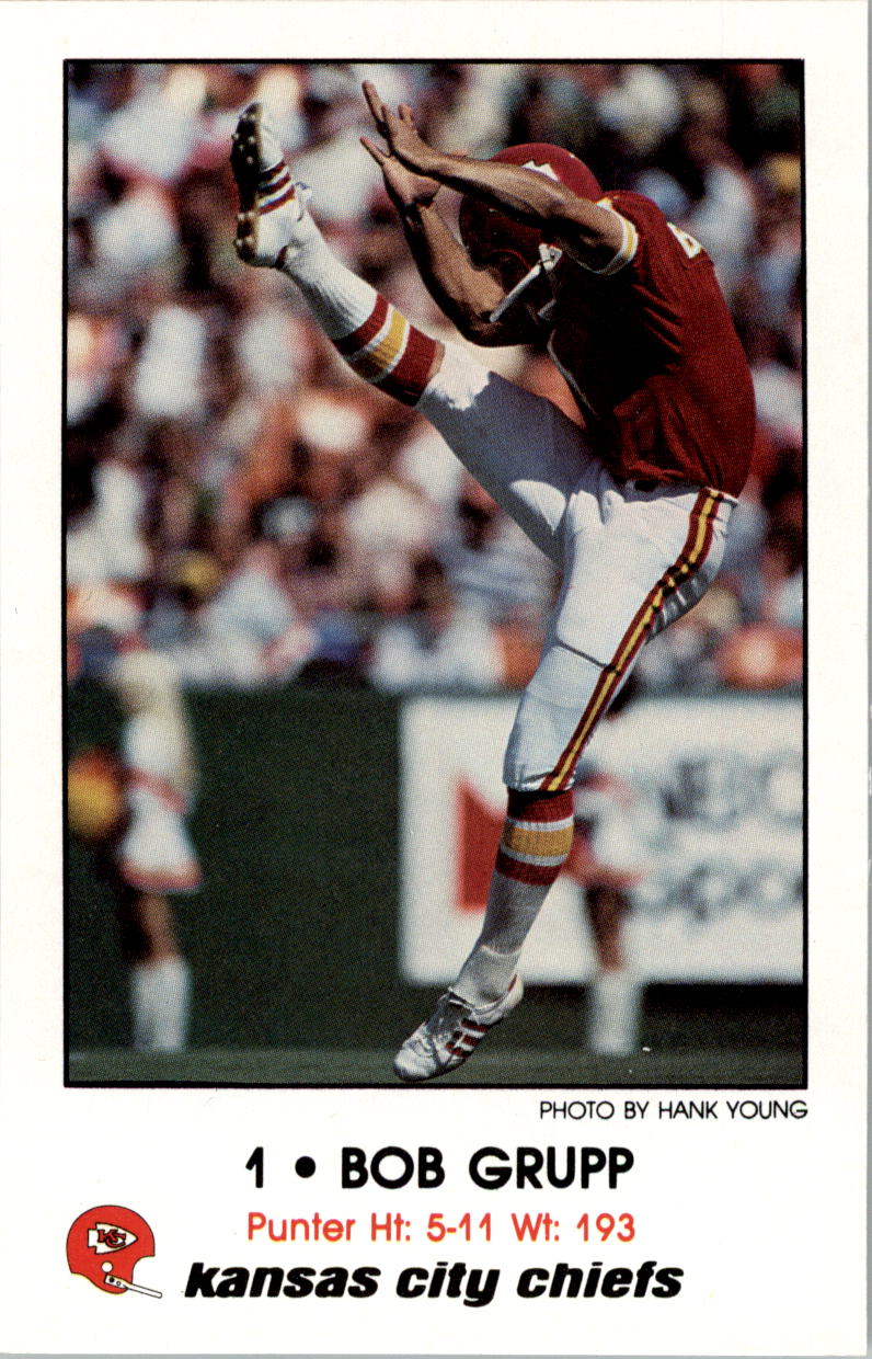 1980 Chiefs Police #1 Bob Grupp - NM-MT