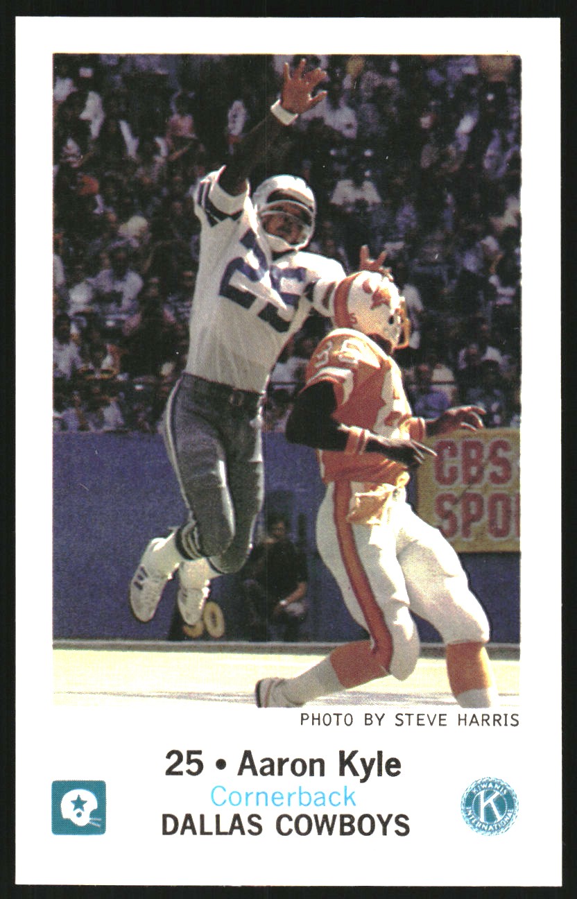 1980 Cowboys Police #25 Aaron Kyle - . Oversized. - EX-MT