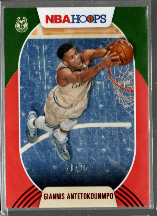 2020-21 Hoops Red #166 Giannis Antetokounmpo - NM-MT