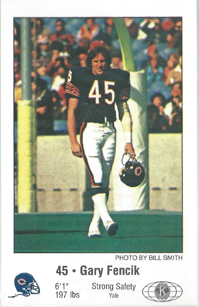1981 Bears Police #8 Gary Fencik - NM-MT