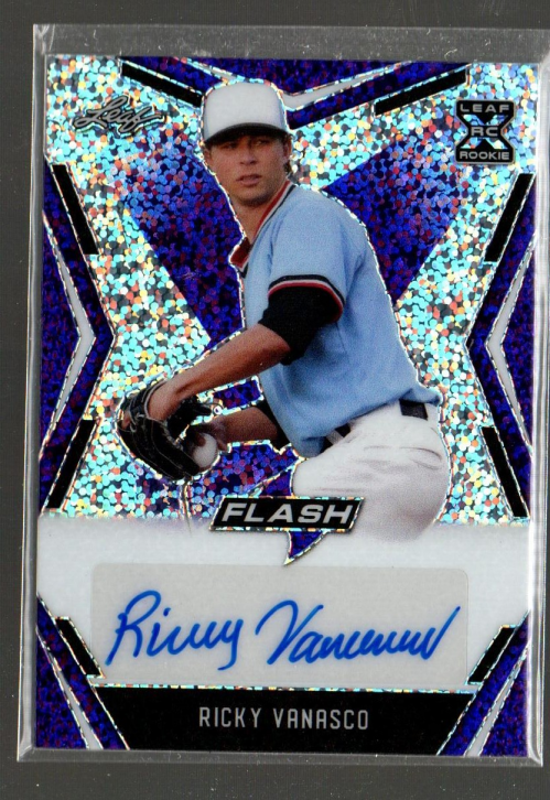 2020 Leaf Flash Purple #BARV1 Ricky Vanasco - NM-MT - Birmingham Sports ...