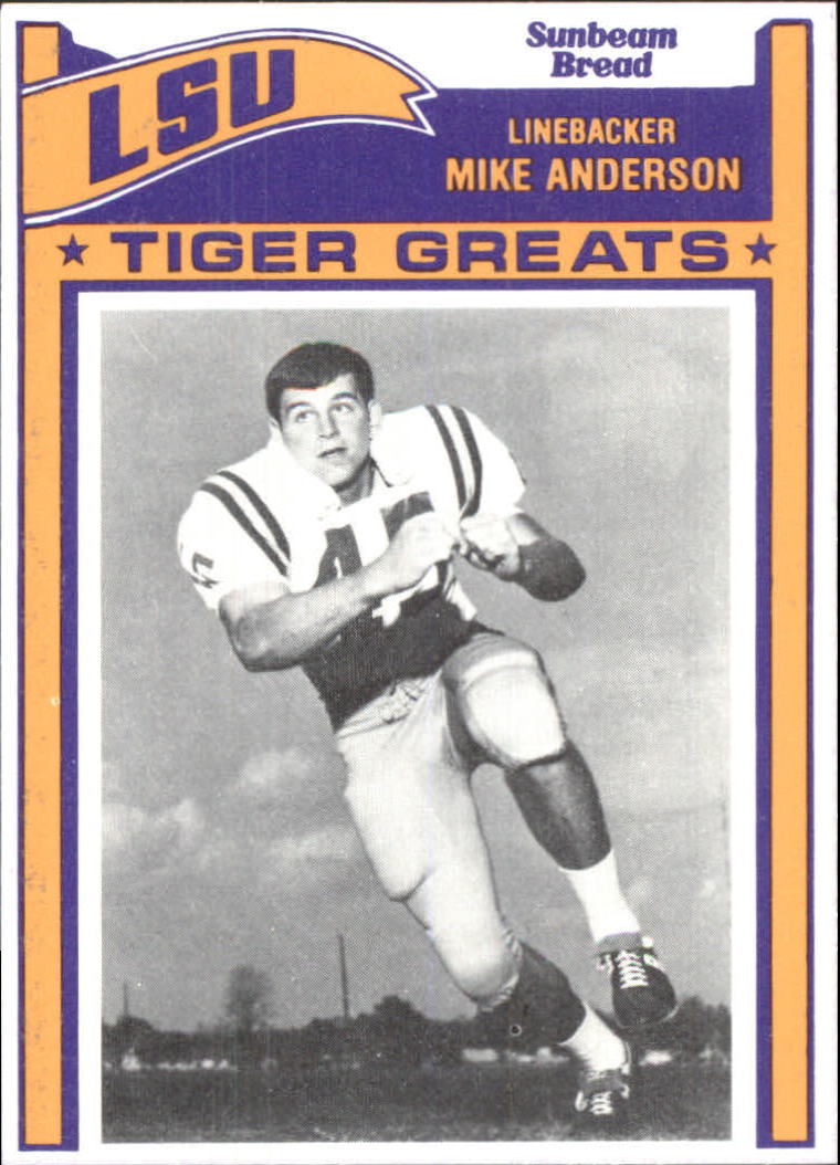 1983 LSU Sunbeam #61 Mike Anderson - NM-MT