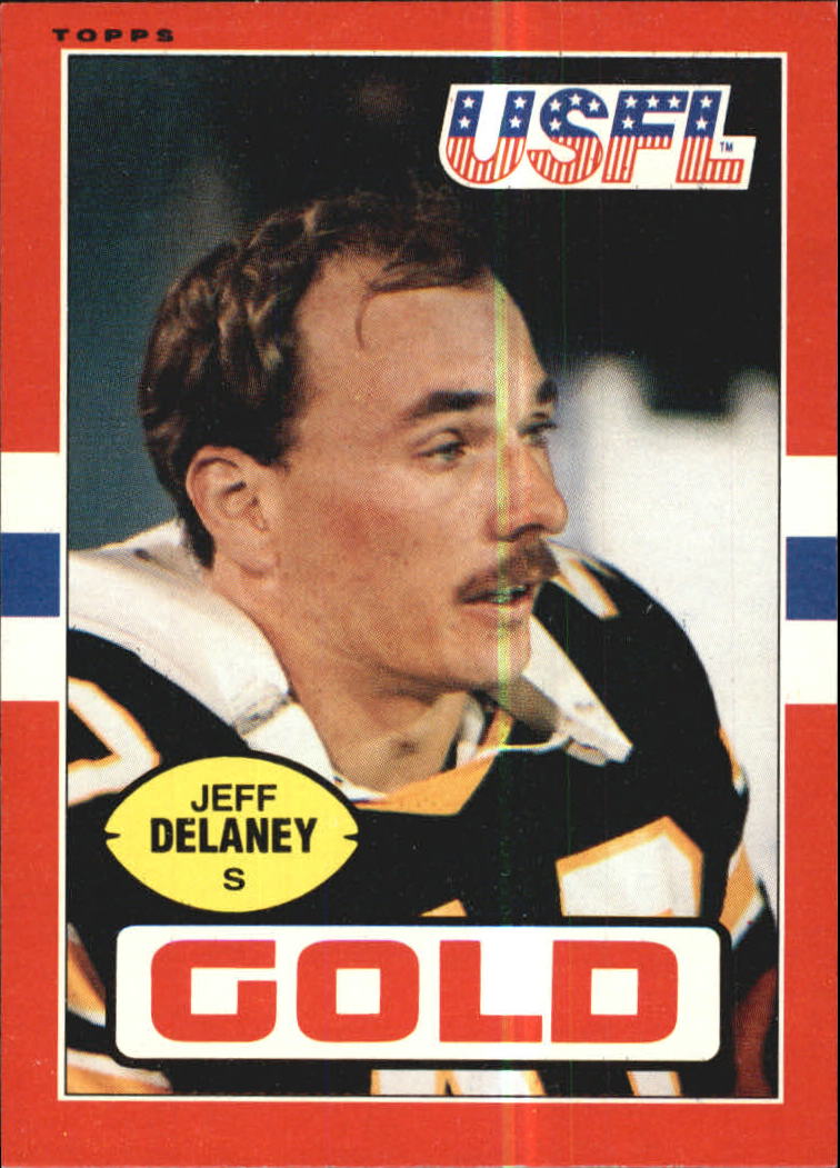 1985 Topps USFL #30 Jeff Delaney - NM-MT