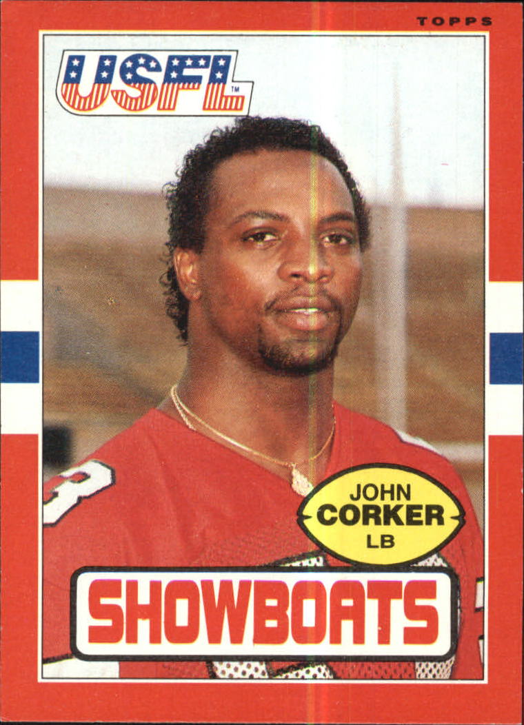 1985 Topps USFL #69 John Corker - NM-MT