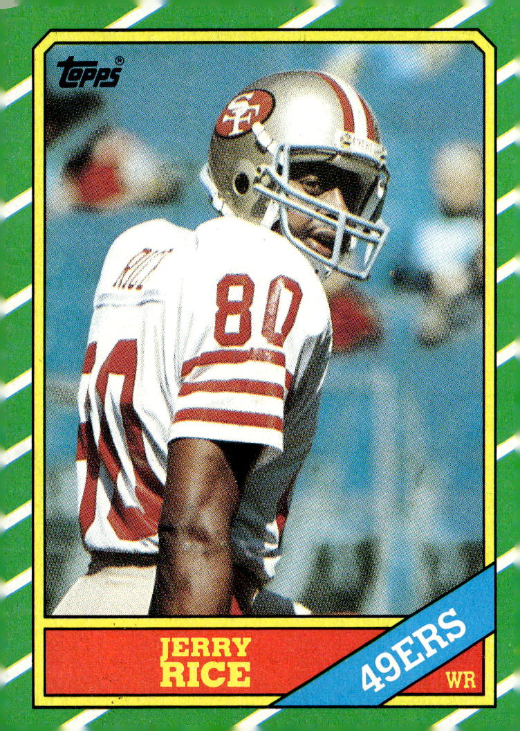 1986 Topps #161 Jerry Rice RC - ExMt+