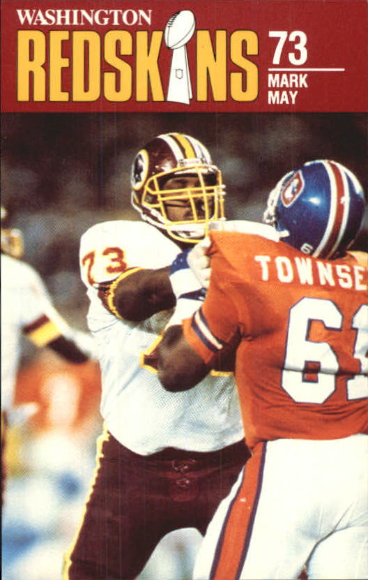 1988 Redskins Police #9 Mark May - . Oversized. - NM-MT