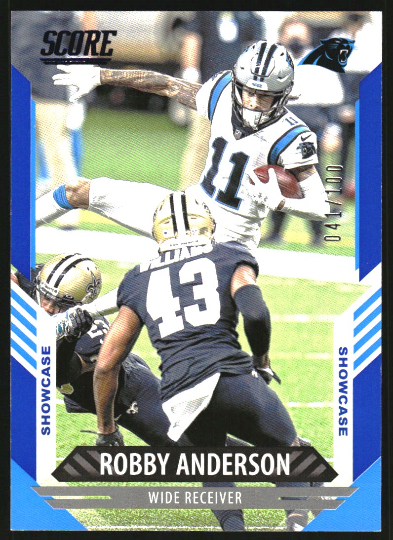 2021 Score Showcase #199 Robby Anderson - NM-MT