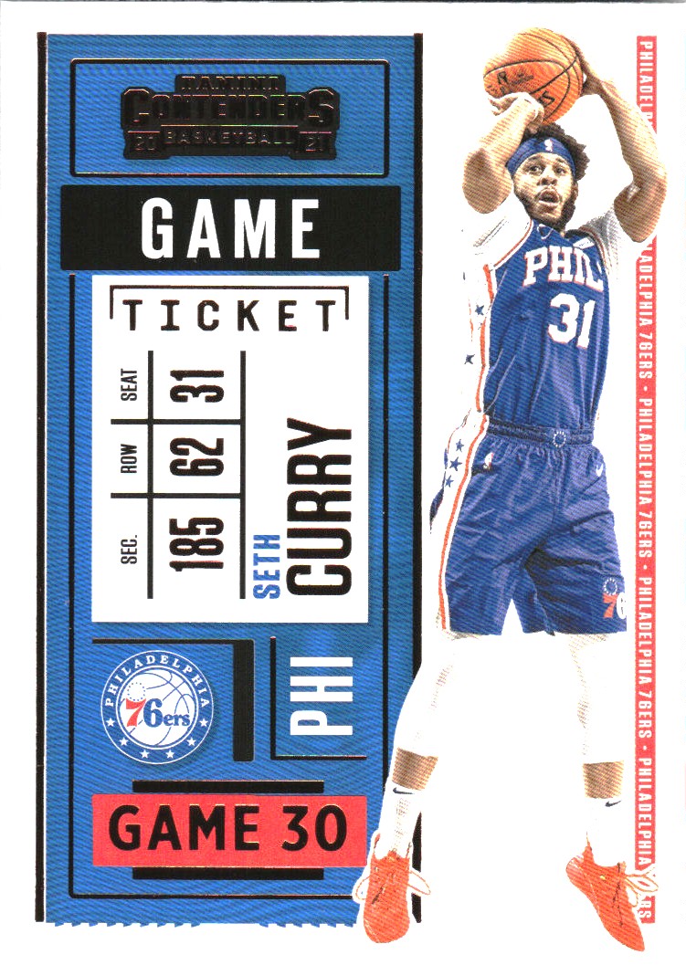 2020-21 Panini Contenders Game Ticket Bronze #64 Seth Curry - NM-MT
