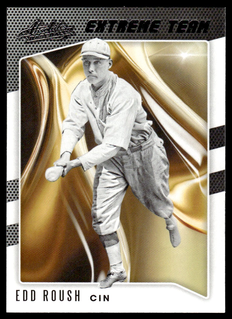 2021 Absolute Extreme Team Retail #1 Edd Roush - NM-MT