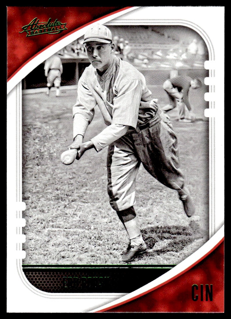 2021 Absolute Retail Green #70 Edd Roush - NM-MT - Burbank Sportscards ...