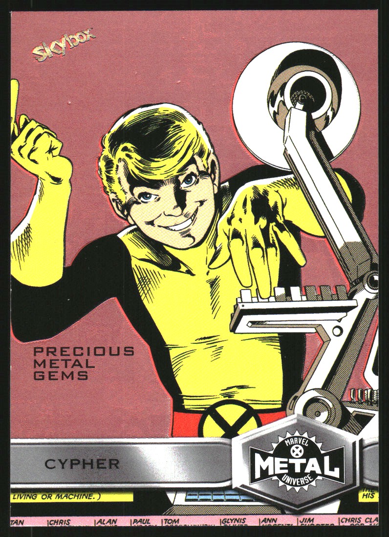 2020 SkyBox Marvel Metal Universe X-Men Precious Metal Gems Red #120 ...
