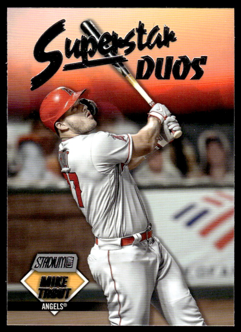 2021 Stadium Club Superstar Duos #SD3 Shohei Ohtani/Mike Trout - NM-MT