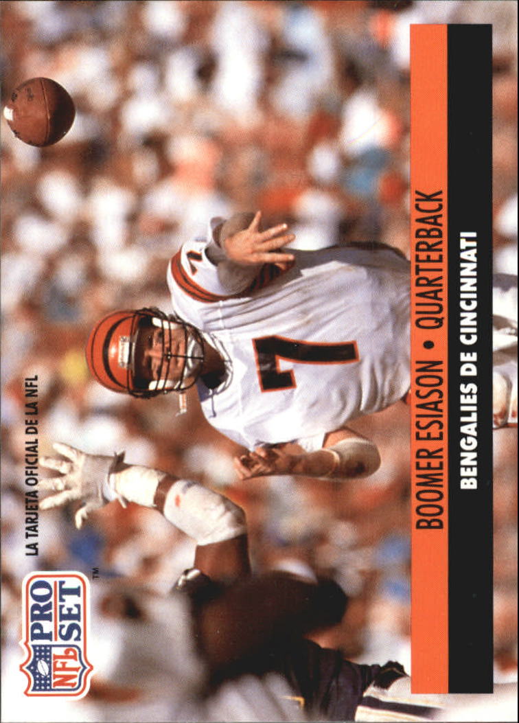 1991 Pro Set Spanish #30 Boomer Esiason - NM-MT