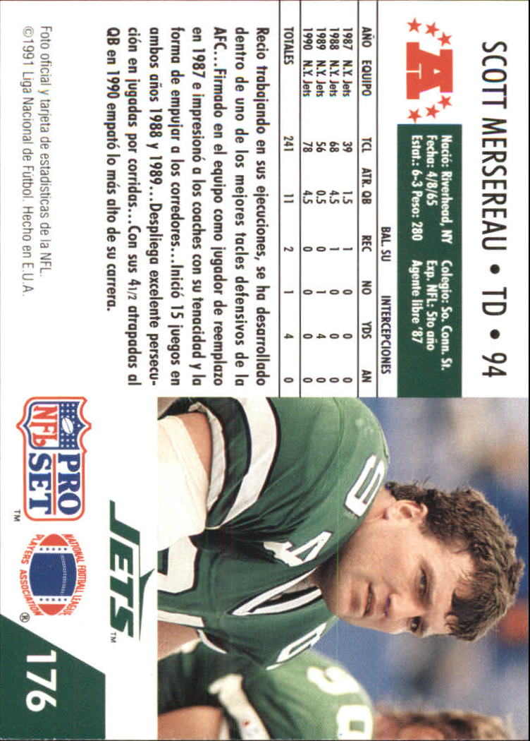 1991 Pro Set Spanish #176 Scott Mersereau - NM-MT