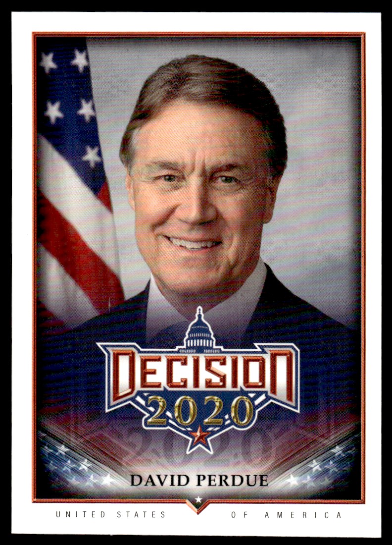 2020 Decision 2020 #588 David Perdue - NM-MT