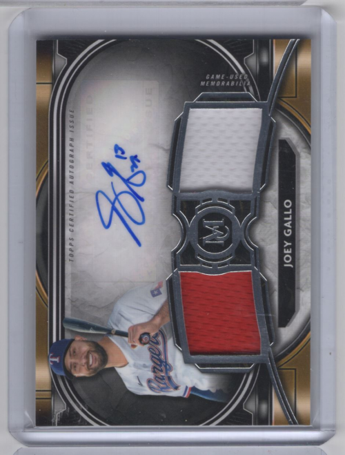 2021 Topps Museum Collection Signature Swatches Dual Relic Autographs # ...