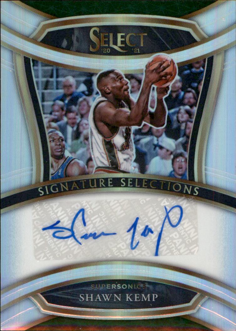 2020-21 Select Signature Selections #50 Shawn Kemp - NM-MT