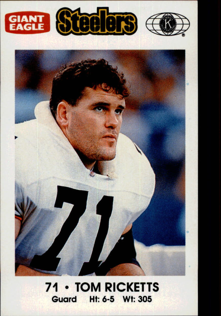 1992 Steelers Police #13 Tom Ricketts - NM-MT