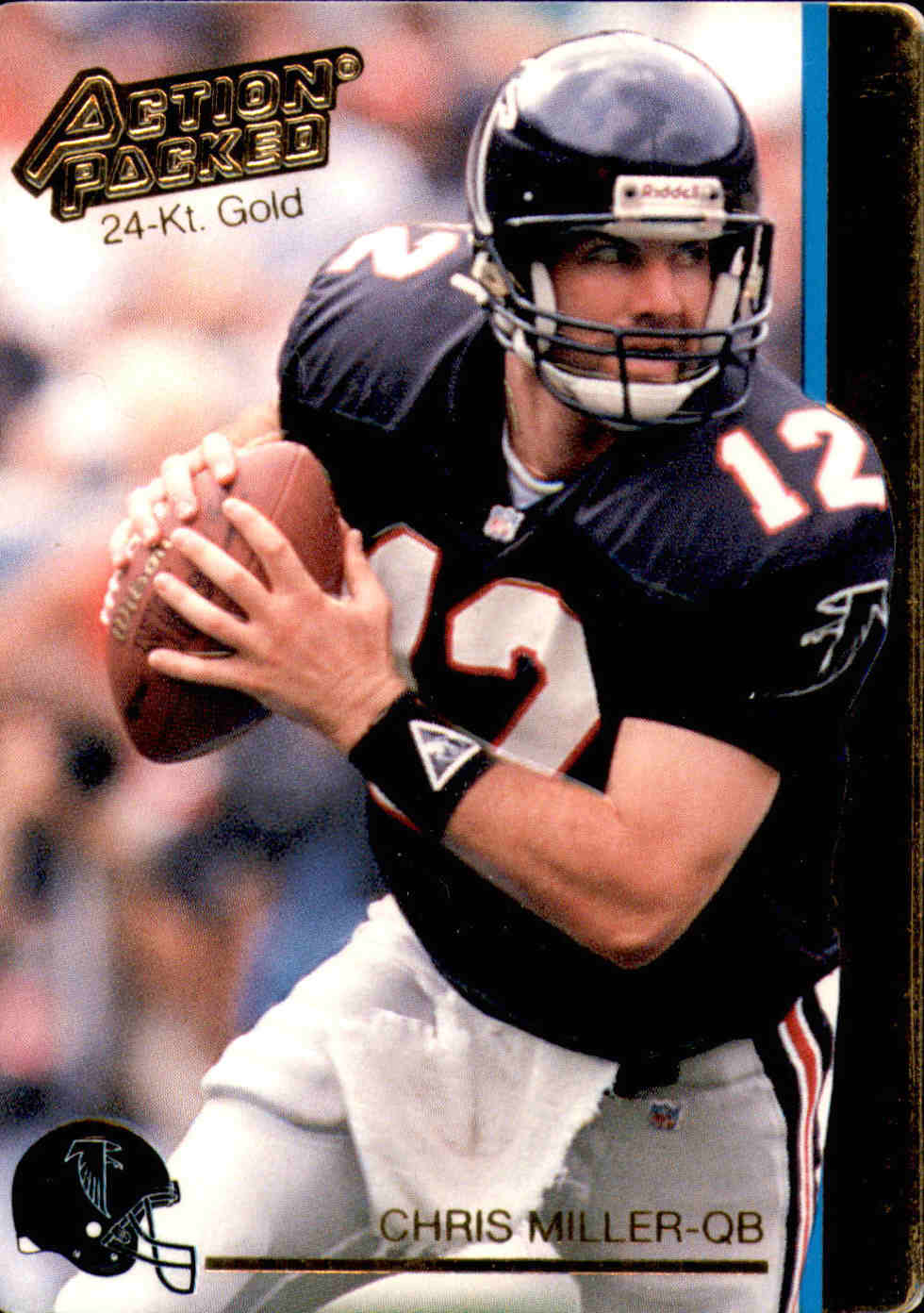 1992 Action Packed 24K Gold #2G Chris Miller - NM-MT+