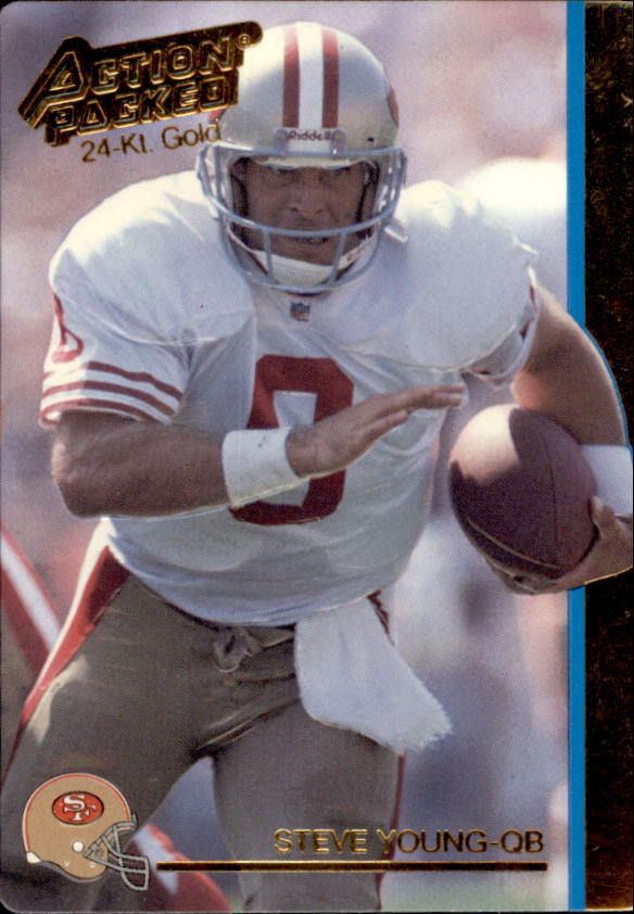 1992 Action Packed 24K Gold #38G Steve Young - NM-MT - Jim & Steve's ...