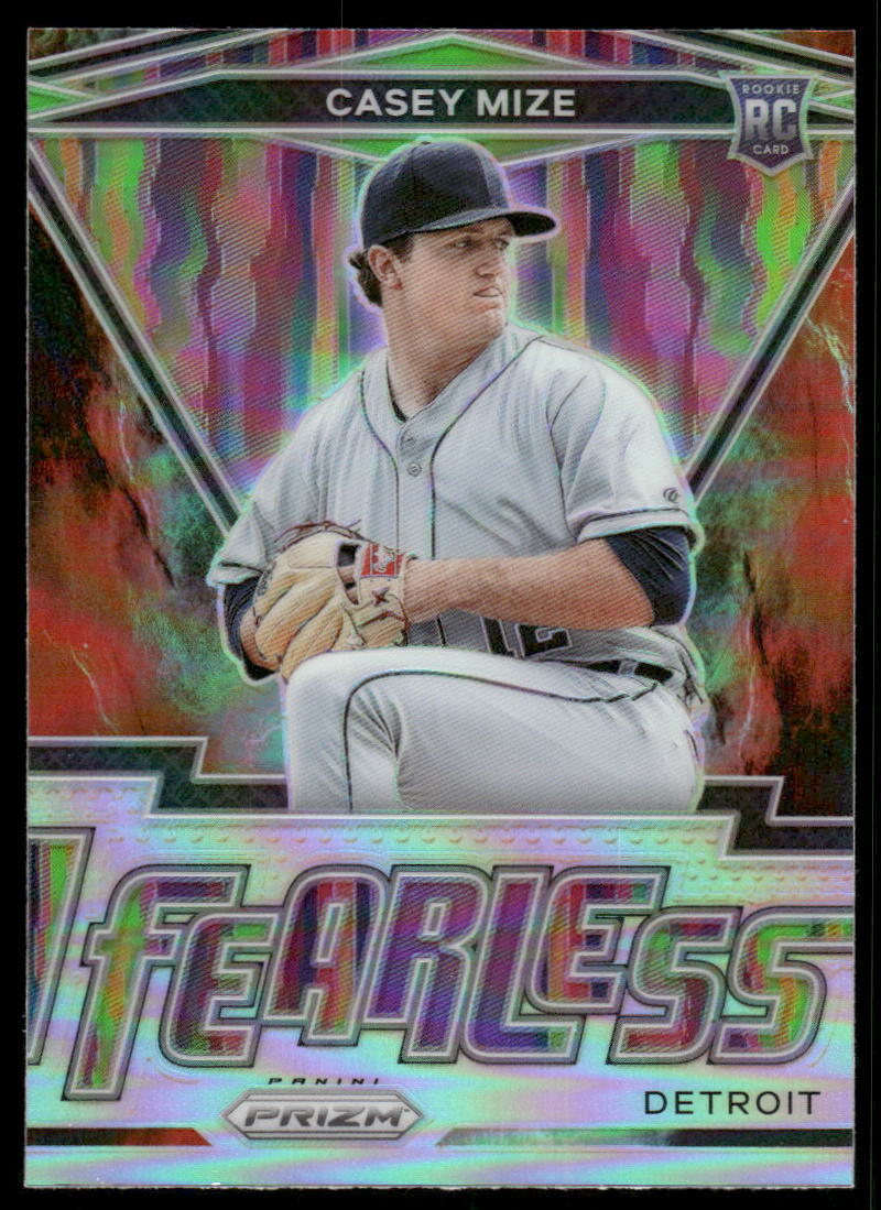 2021 Panini Prizm Fearless Prizms Cosmic Haze #1 Casey Mize - NM-MT