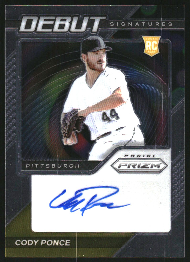 2021 Panini Prizm Debut Signatures #29 Cody Ponce - NM-MT