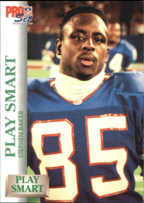 1992 Pro Set #694 Play Smart/Stephen Baker - NM-MT