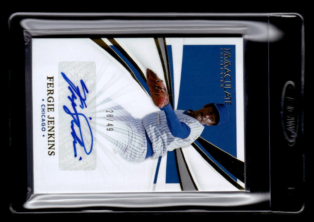2021 Immaculate Collection Immaculate Signatures #57 Fergie Jenkins 49