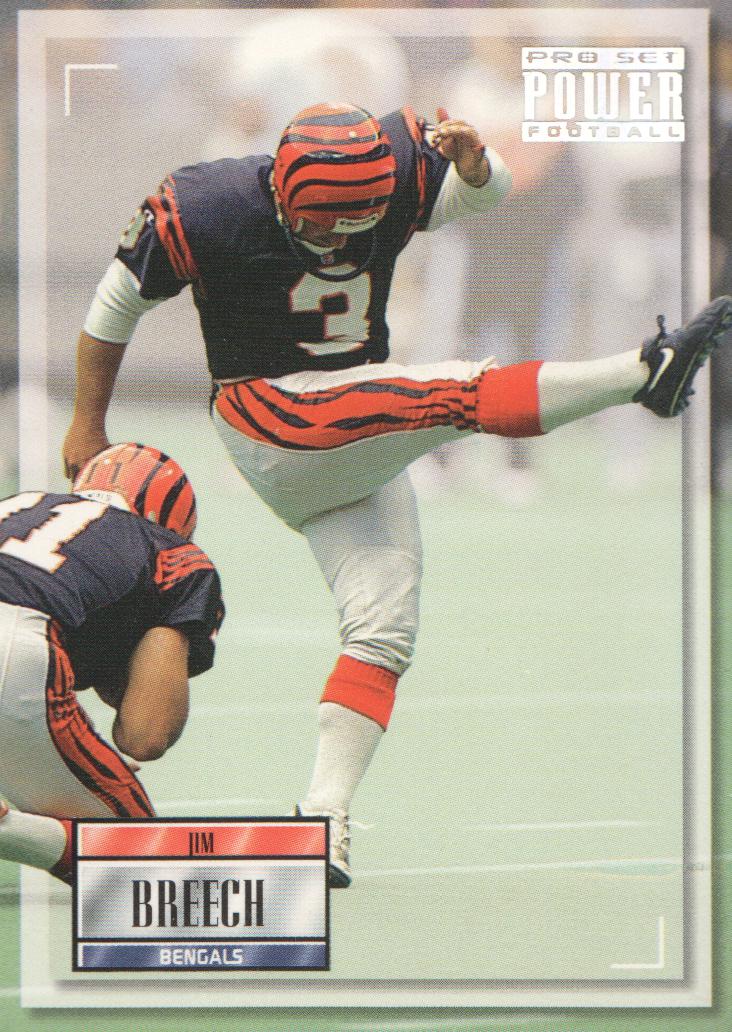 1993 Power #3 Jim Breech - NM-MT