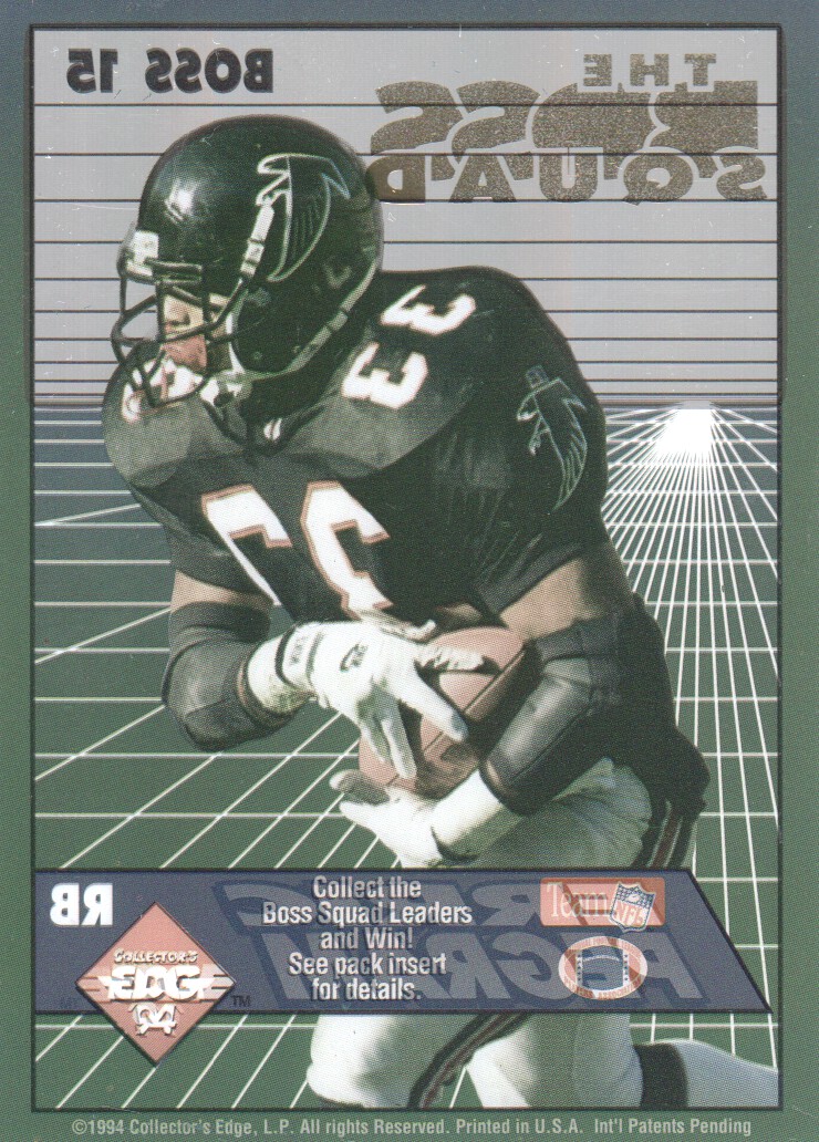 1994 Collector's Edge Boss Squad Silver #15 Erric Pegram - NM-MT