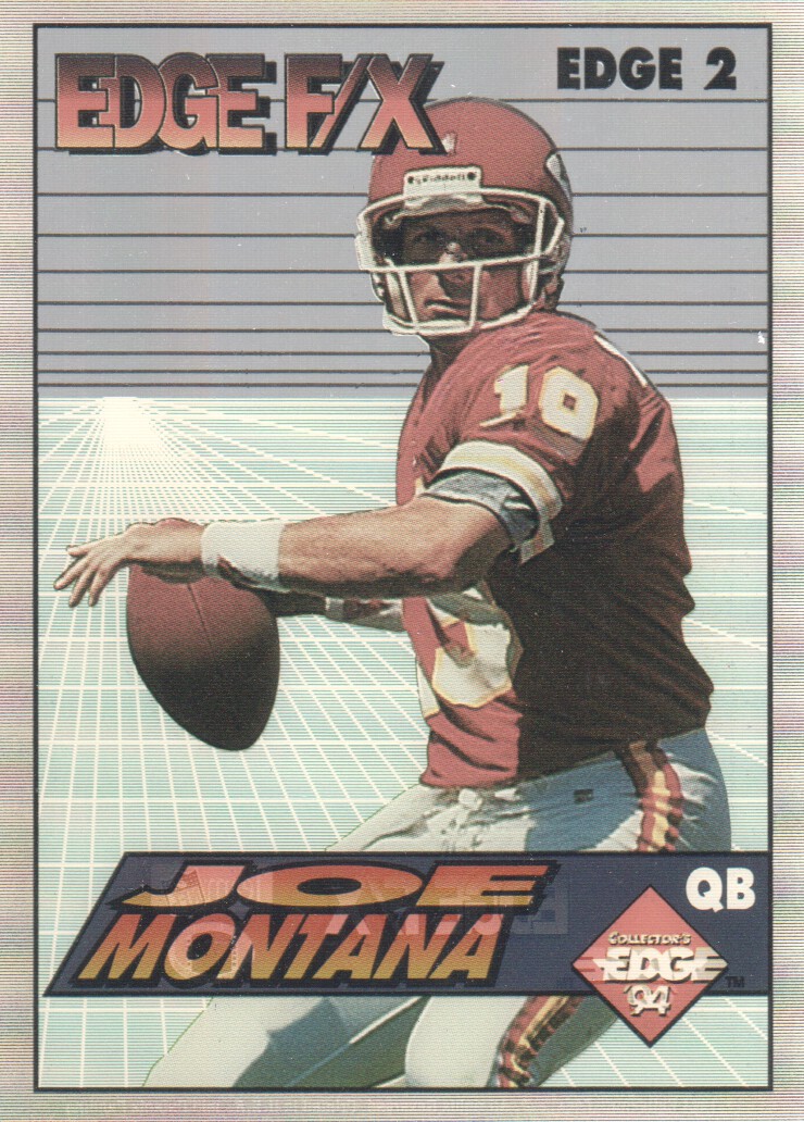 1994 Collector's Edge FX #2 Joe Montana - NM-MT