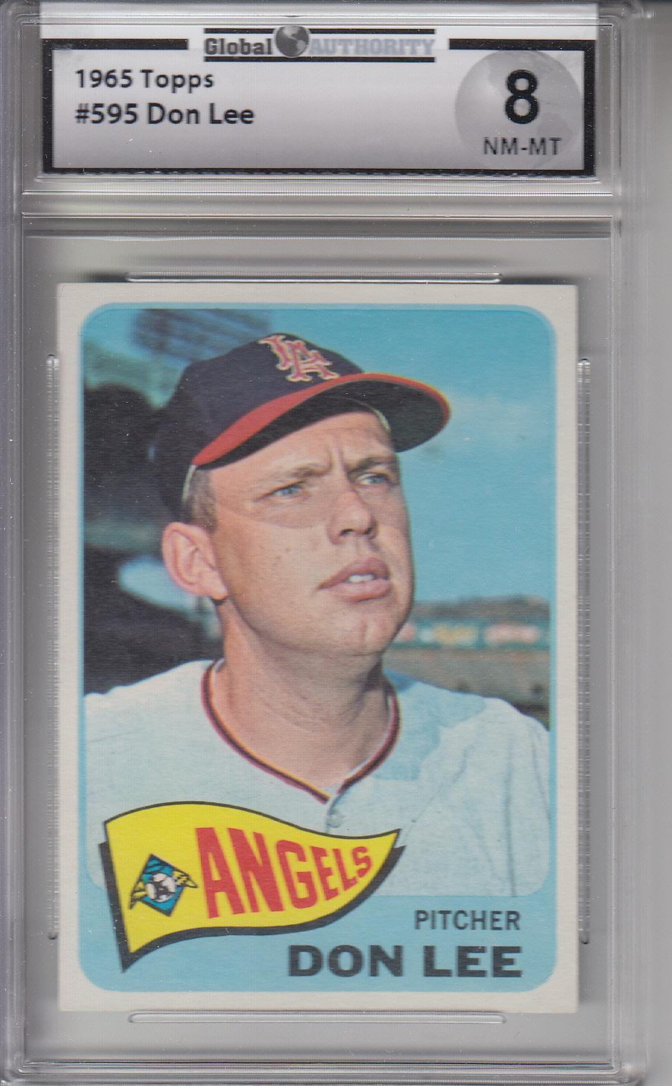 1965 Topps #595 Don Lee ANGELS GAI 8 NM-MT Z13057 - NmMt (8)