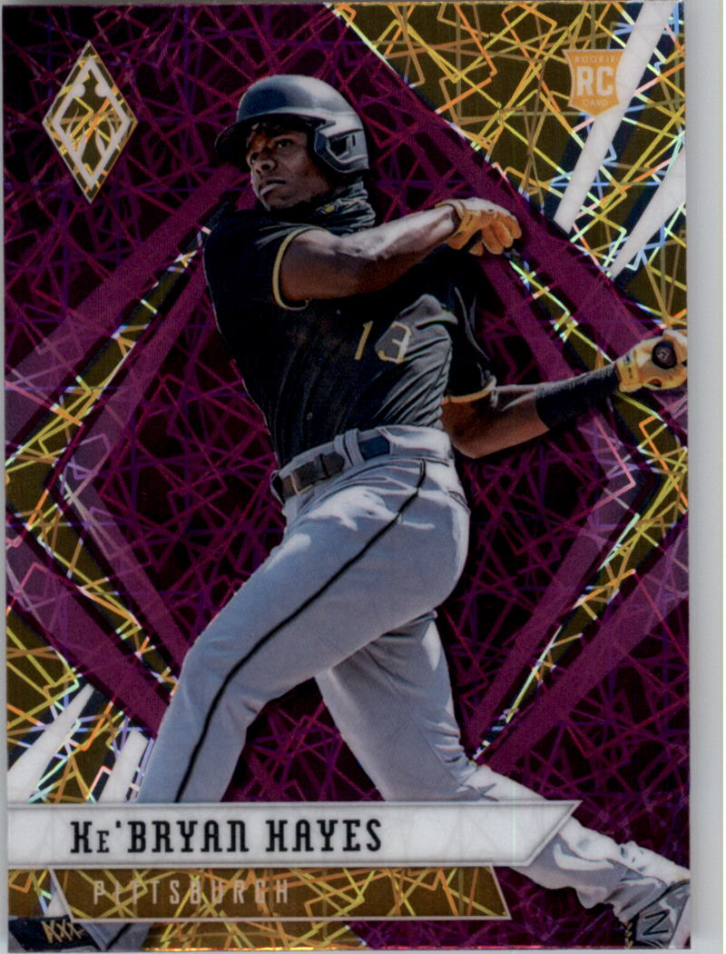 2021 Panini Phoenix Purple Velocity #18 Ke'Bryan Hayes - NM-MT