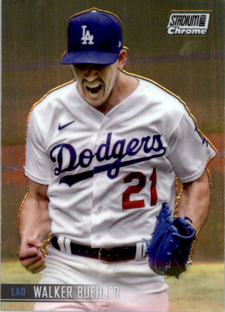 2021 Stadium Club Chrome #80 Walker Buehler - NM-MT