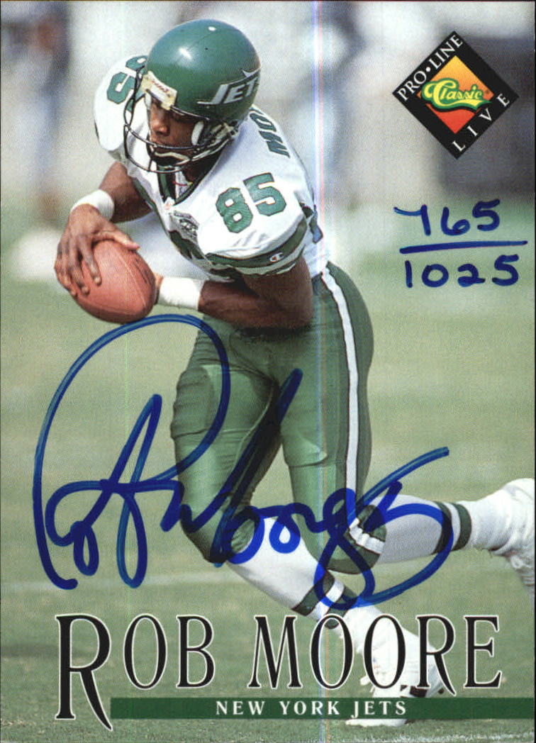 1994 Pro Line Live Autographs #94 Rob Moore/1025 - NM-MT