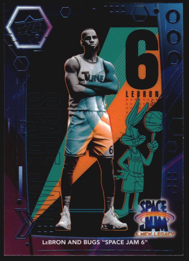 2021 Upper Deck Space Jam A New Legacy Retail Blue #46 LeBron and Bugs ...