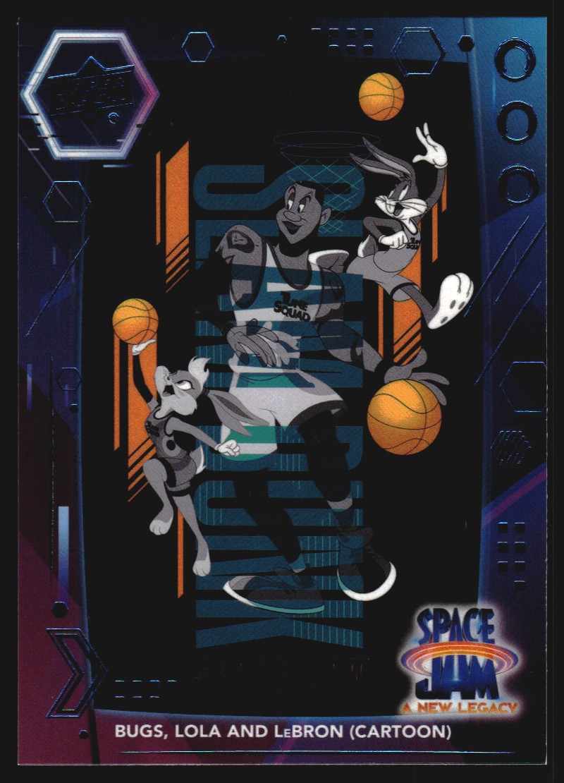 2021 Upper Deck Space Jam A New Legacy Retail Blue #47 Bugs, Lola and ...
