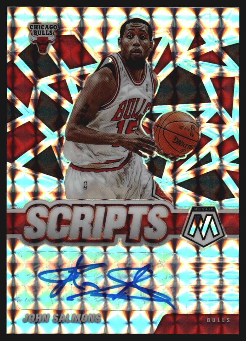 2020-21 Panini Mosaic Scripts #2 John Salmons - NM-MT