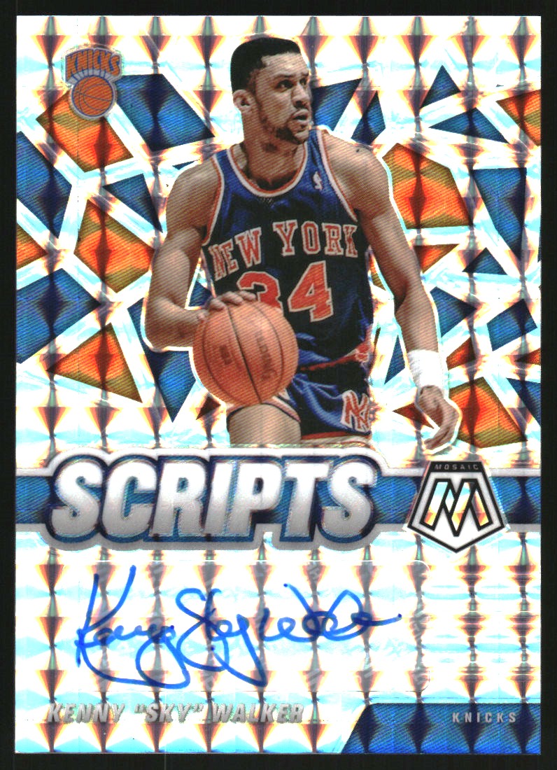 2020-21 Panini Mosaic Scripts #19 Kenny "Sky" Walker - NM-MT