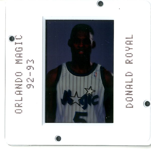 1992-93 NBA TV Transparency Slide from Master Set #NNO Donald Royal ...
