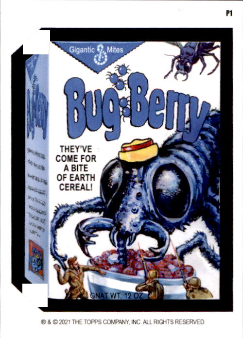 2021 Topps Mars Attacks Wacky Packages Series 5 Cereal Box Stickers #P1 ...