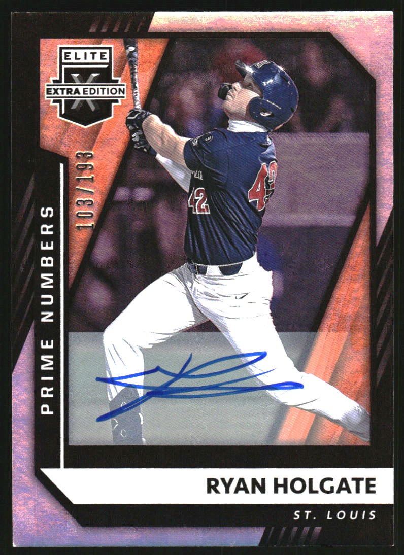 2021 Elite Extra Edition Signatures Prime Numbers A #70 Ryan Holgate ...