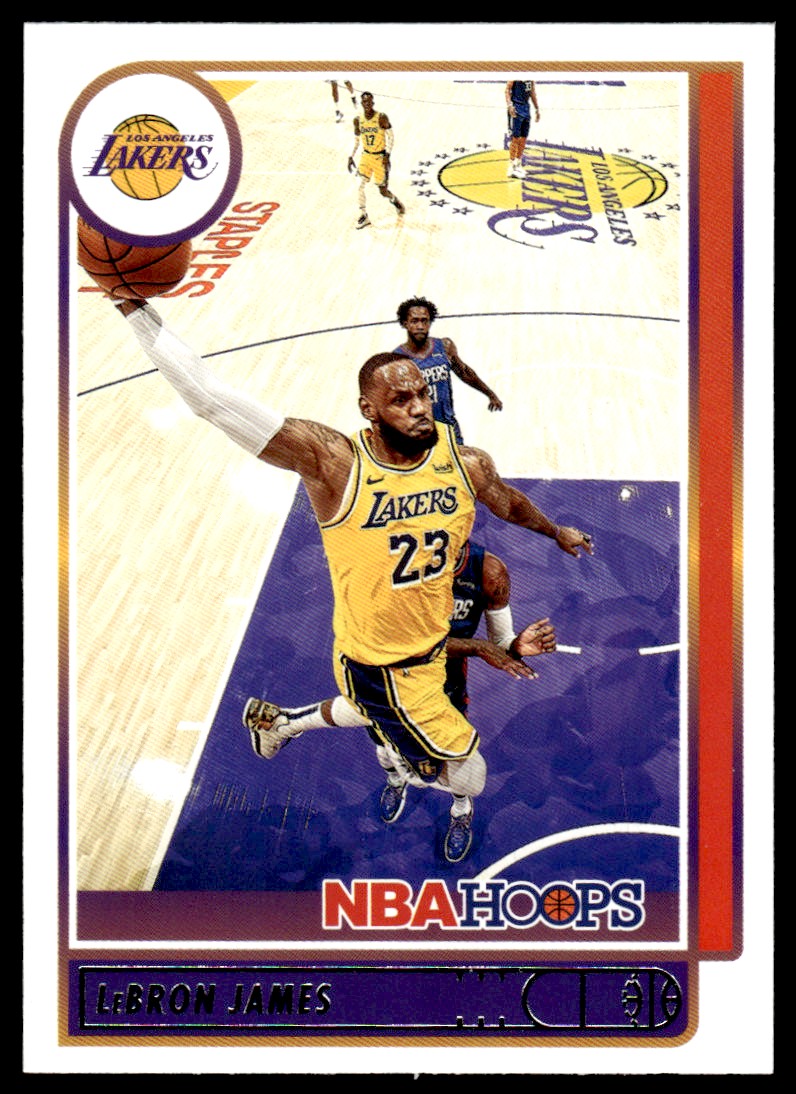 2021-22 Hoops Red Backs #136 LeBron James - NM-MT