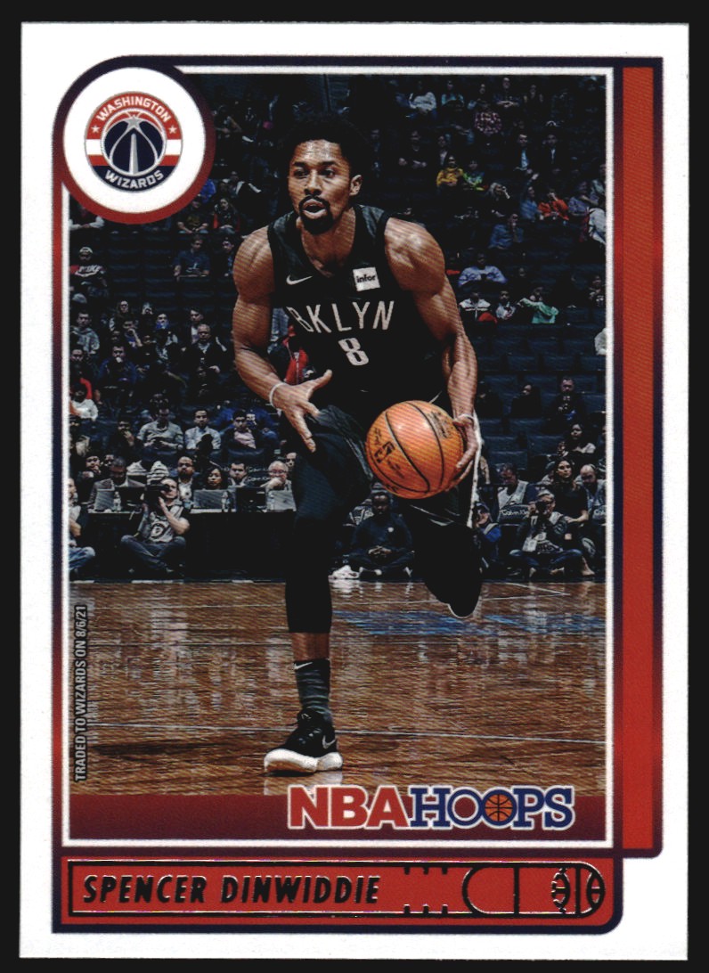 2021-22 Hoops Red Backs #200 Spencer Dinwiddie - NM-MT